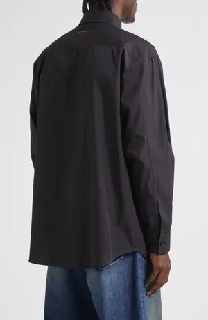 MAISON MARGIELA Long Sleeve Button-up Shirt