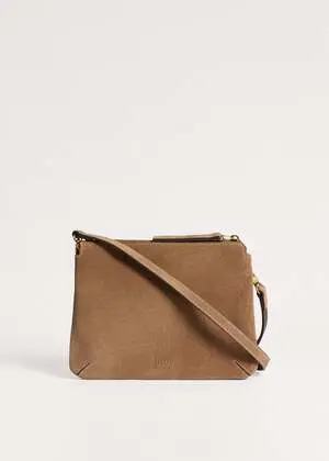 ME+EM Double Pouch Crossbody Bag - Hazelnut