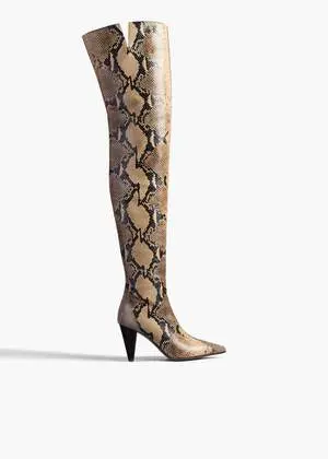 Gucci Boots With Snake On Bottoms