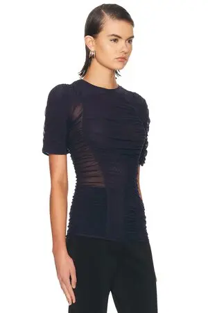 MUGLER Short Sleeve Top