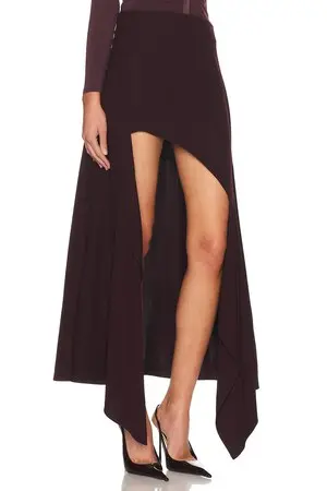 MUGLER Asymmetrical Skirt