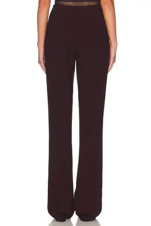 MUGLER High-waisted Wide Leg Pants