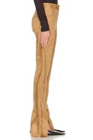 Norma Kamali Fringe Spat Pant
