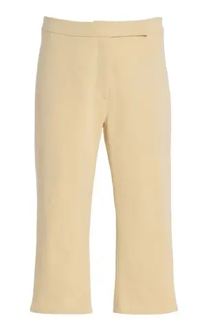 ALFIE Stretch-cotton Capri Pants - Neutral