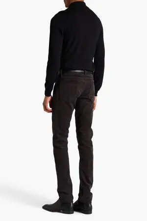 TOM FORD Cashmere And Silkblend Polo Sweater - Black