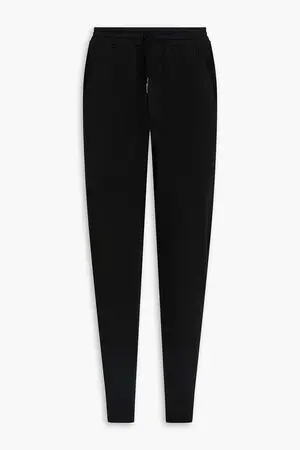 TOM FORD Tapered Cottonfleece Sweatpants - Black