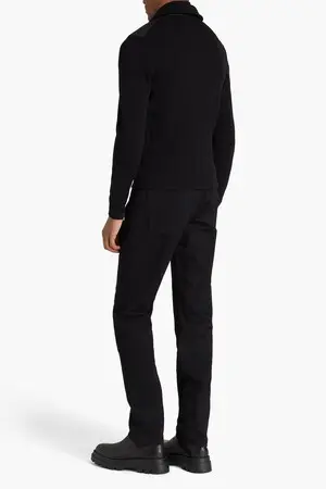 TOM FORD Quilted Shell And Knitted Down Jacket - Black
