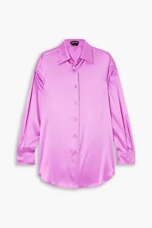 Women's Oversized Silk Shirts