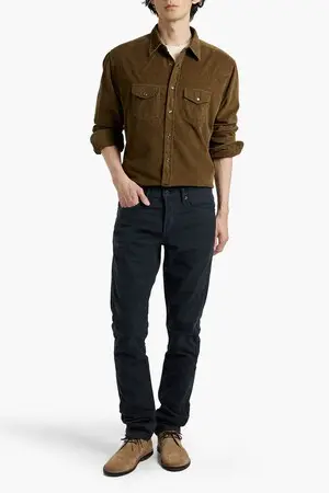 TOM FORD Slim-fit Cotton-blend Trousers