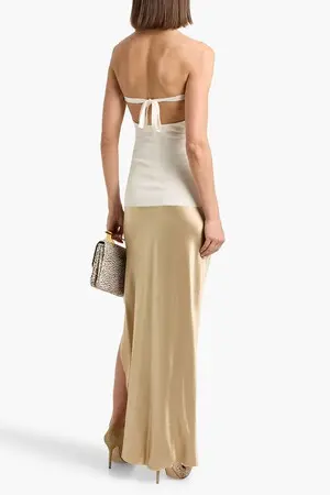 TOM FORD Strapless Embellished Stretch-knit Top