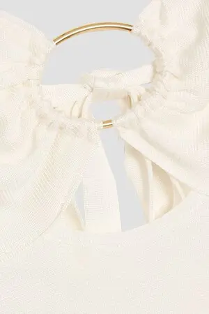 TOM FORD Strapless Embellished Stretch-knit Top