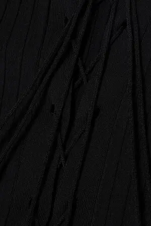 Stella McCartney Lace-up Ribbed-knit Top