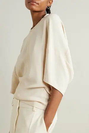 Stella McCartney Falabella Crystal-embellished Paneled Top