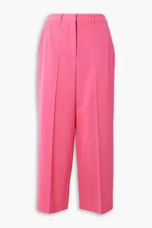 Stella McCartney Cropped Stretchwool Straight-leg Pants