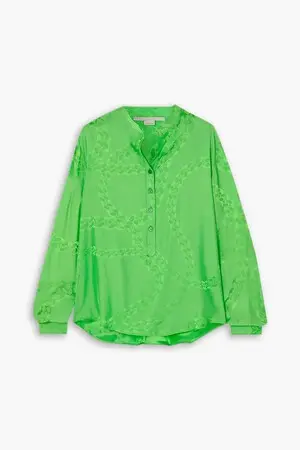 Stella McCartney Satin-jacquard Shirt
