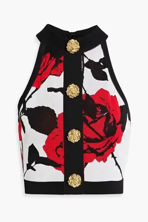 Balmain Printed Camis Tanks For Women