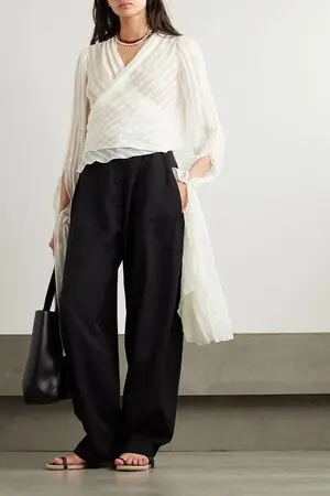 Stella McCartney Wool-twill Tapered Pants