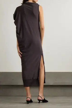 Stella McCartney Draped Wool Midi Dress
