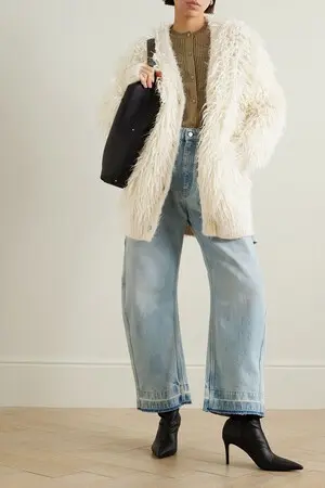 Stella McCartney Oversized Alpaca And Wool-blend Cardigan