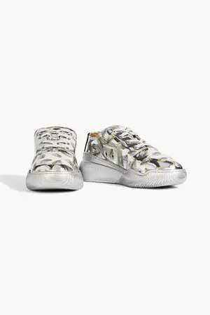 Stella McCartney Printed Mirrored Sneakers