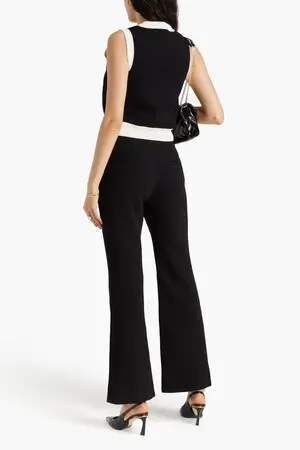 Balmain Wool-crepe Flared Pants
