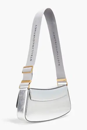 Stella McCartney Metallic Textured Shoulder Bag