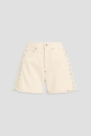 Stella McCartney Lace-up Denim Shorts