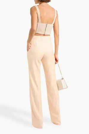 Stella McCartney Grain De Poudre Straight-leg Pants