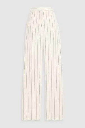 Stella McCartney Striped Jacquard Straight-leg Pants