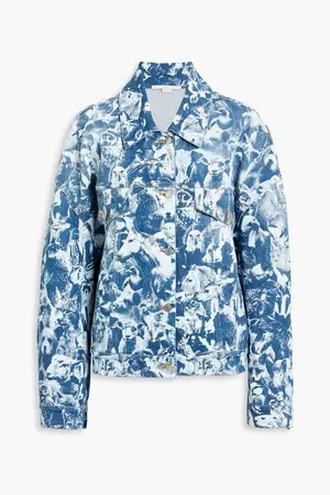 Stella McCartney Printed Denim Trucker Jacket