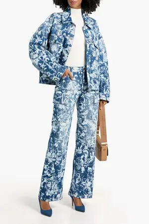 Stella McCartney Printed Denim Trucker Jacket
