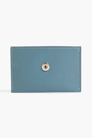 Stella McCartney Snapdetailed Cardholder Slate Blue