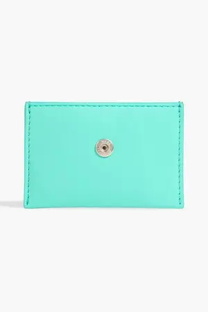 Stella McCartney Snapdetailed Cardholder Turquoise