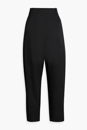 Stella McCartney Dawson Cropped Wool-twill Tapered Pants