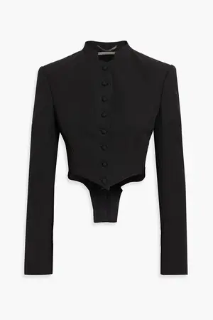 Stella McCartney Cropped Wool-twill Jacket