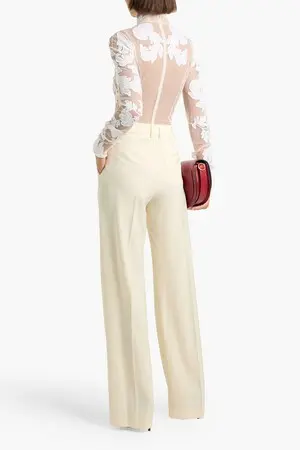 Stella McCartney Wool-crepe Wide-leg Pants