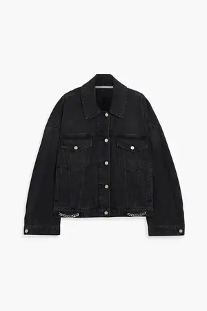 Stella McCartney Oversized Chain-embellished Denim Jacket
