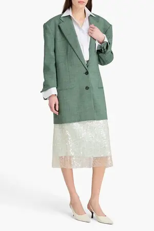 Stella McCartney Oversized Wool-blend Twill Blazer