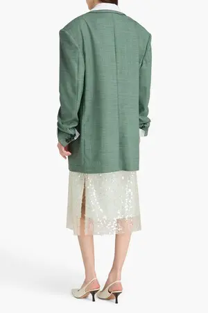 Stella McCartney Oversized Wool-blend Twill Blazer