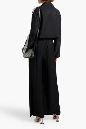 Stella McCartney Crystal-embellished Wide-leg Pants