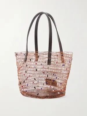 Staud Jewel Crocheted Bucket Bag