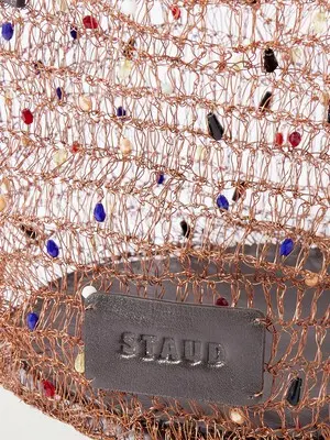 Staud Jewel Crocheted Bucket Bag