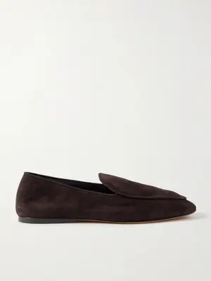 THE ROW Awar Suede Loafers