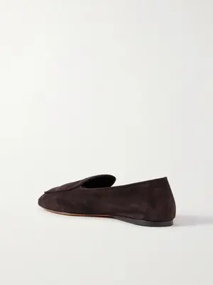 THE ROW Awar Suede Loafers