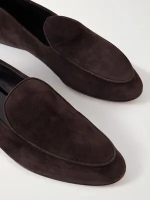 THE ROW Awar Suede Loafers