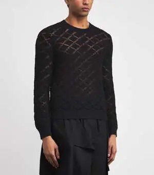 CRAIG GREEN Cotton-blend Pointelle Sweater