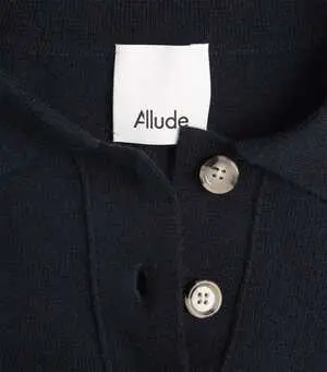 ALLUDE Cashmere Polo Sweater