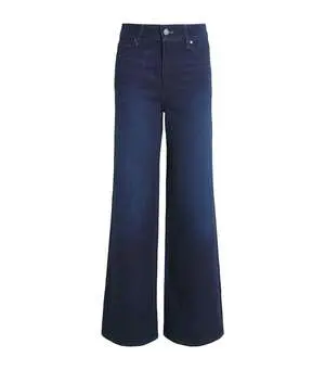 Paige Anessa Wide-leg Jeans - Blue