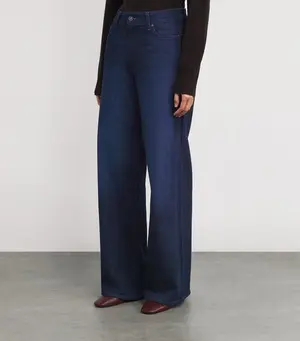 Paige Anessa Wide-leg Jeans - Blue
