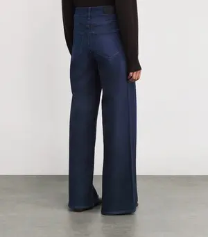 Paige Anessa Wide-leg Jeans - Blue